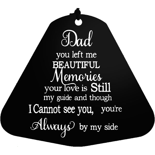 Loss of Dad Father Memorial You Left Me Beautiful Memories Sympathy Tr ...